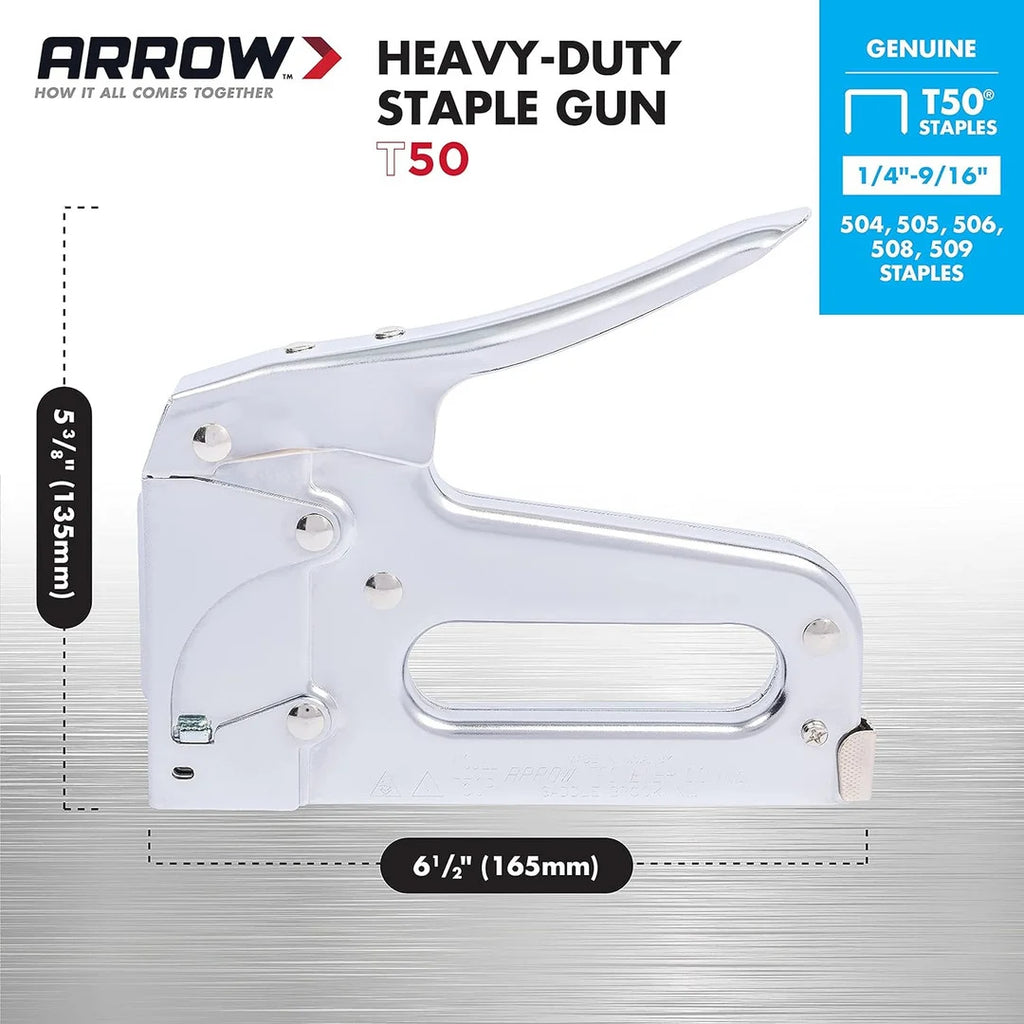 Arrow T-50 Heavy Duty Staple Gun – Cowlitz River Rigging
